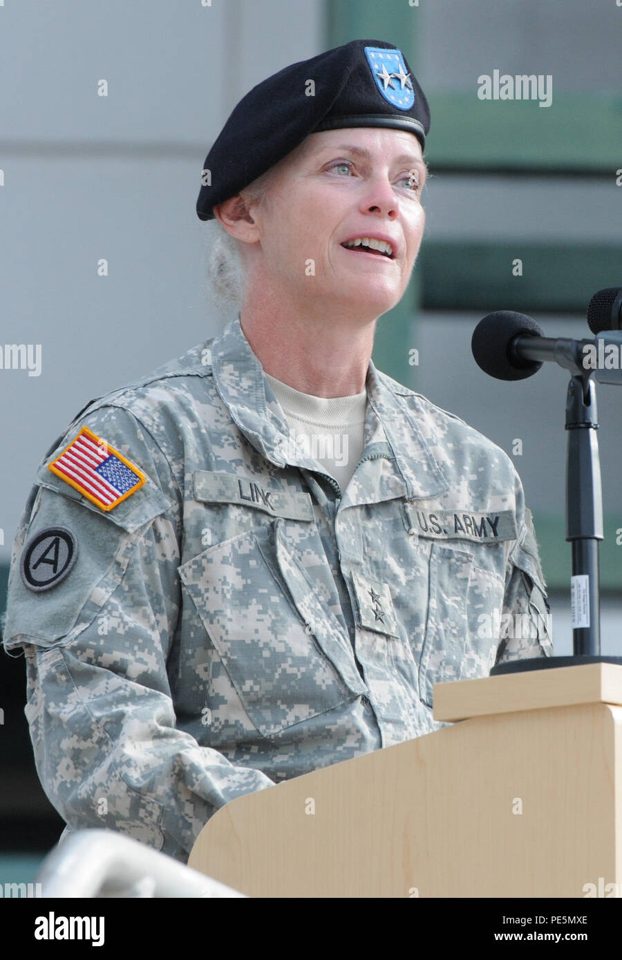 Maj. Gen. Mary E. Link, the incoming commanding general of the Army ...
