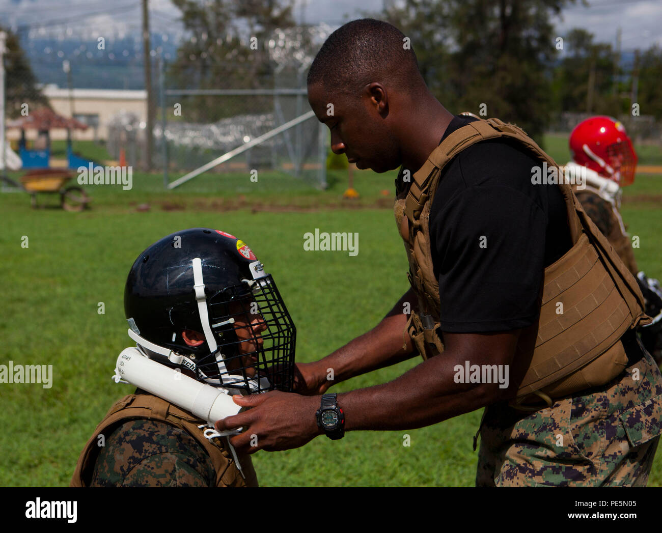 U.S. Marine Corps Gunnery Sgt. Jemille Isaac, a second degree martial ...