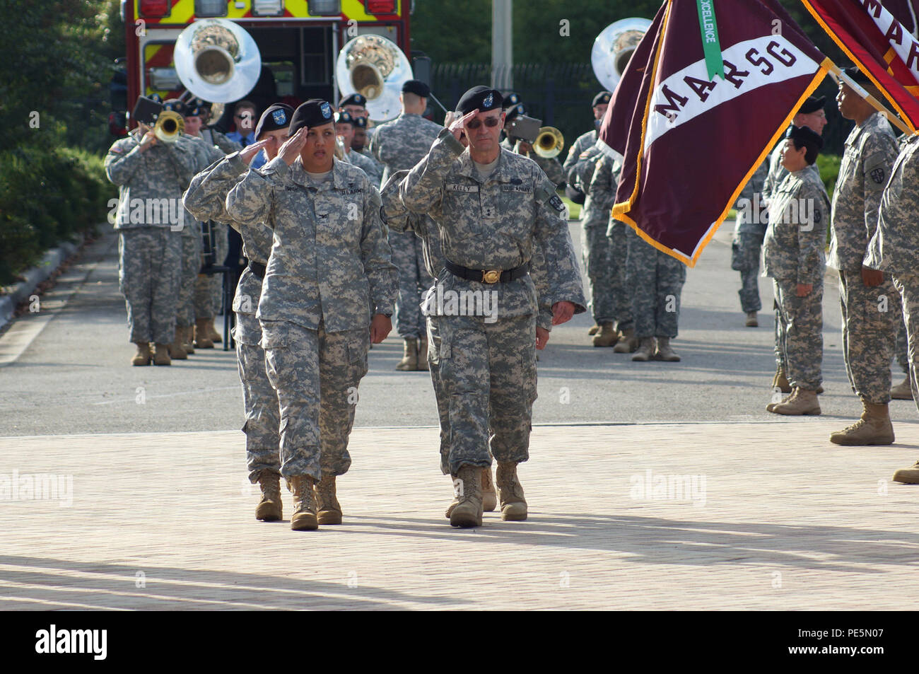 Col. Tracy L. Smith, the commander of troops for the Army Reserve ...