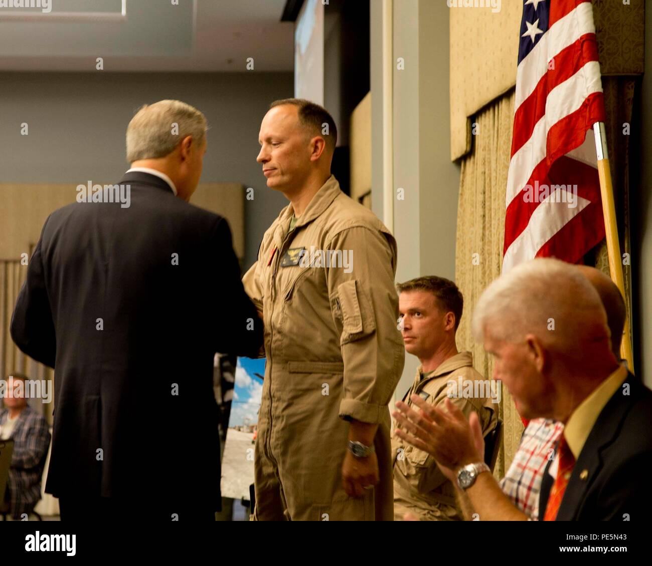U.S. Marine Corps Col. Chris Pappas III, commanding officer of Marine ...