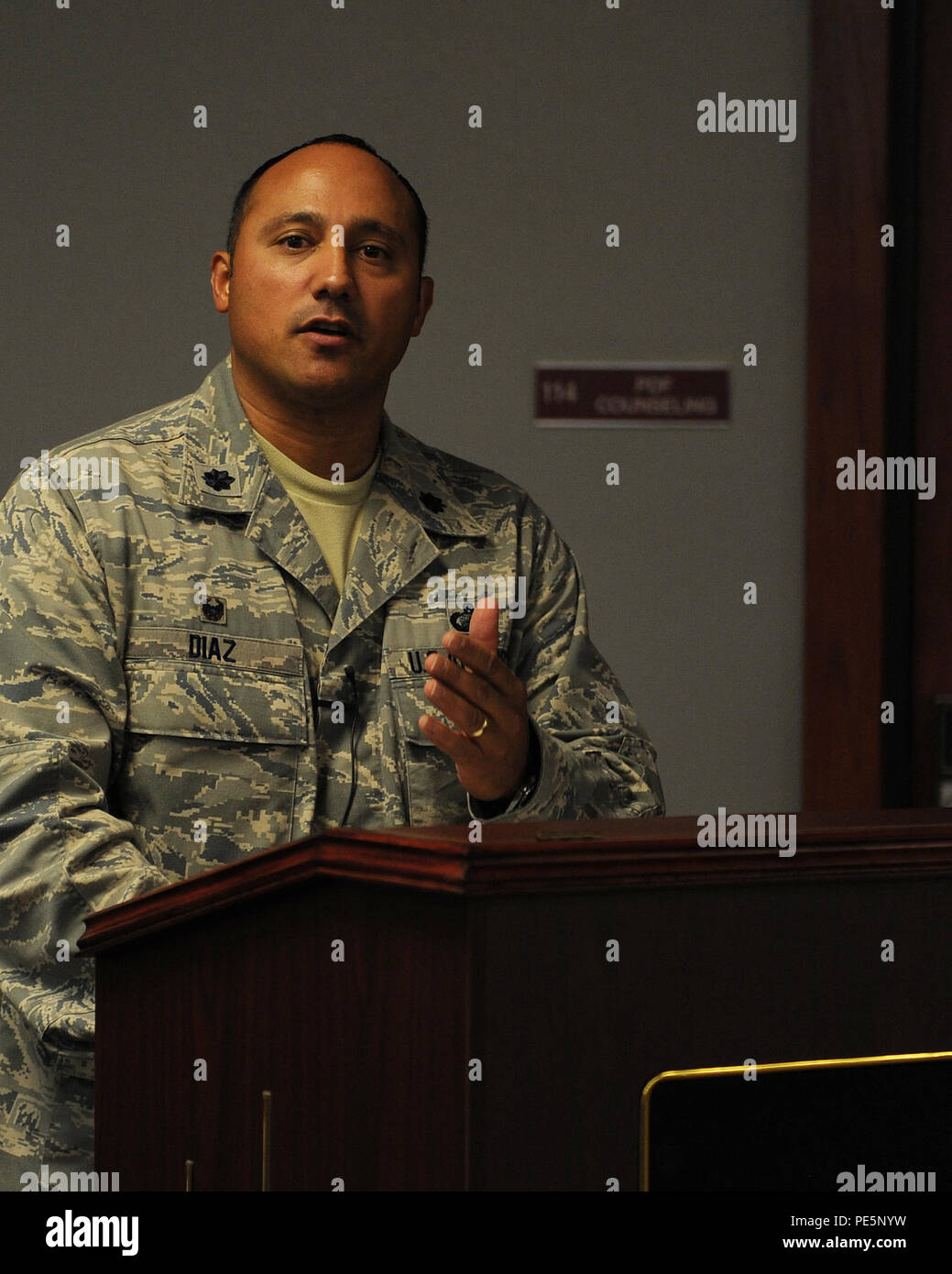 U.S. Air Force Lt. Col. Anthony Diaz, 27th Special Operations ...