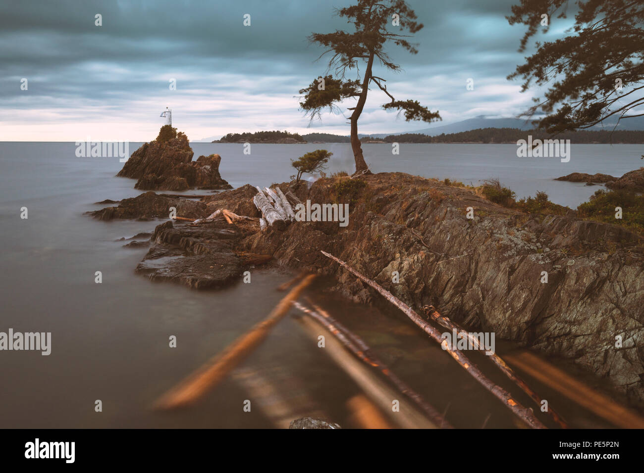 The beautiful scapes of Bowen Island BC Canada in the Pacific North ...