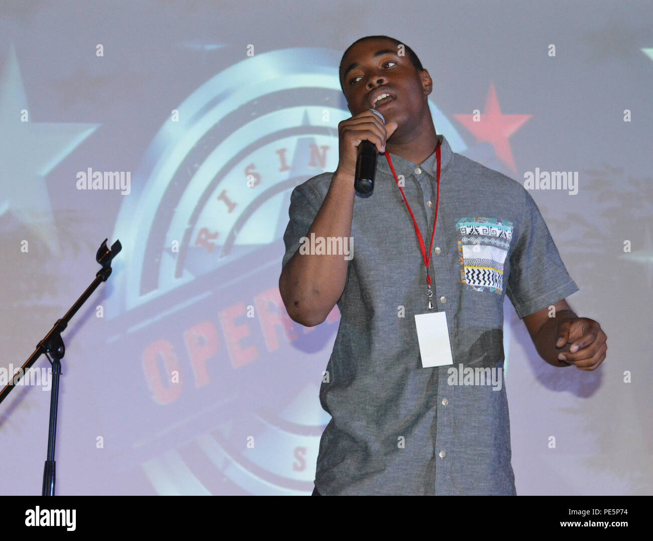 Spc. Jamal Ferguson, a motor transport operator assigned to the 115th ...