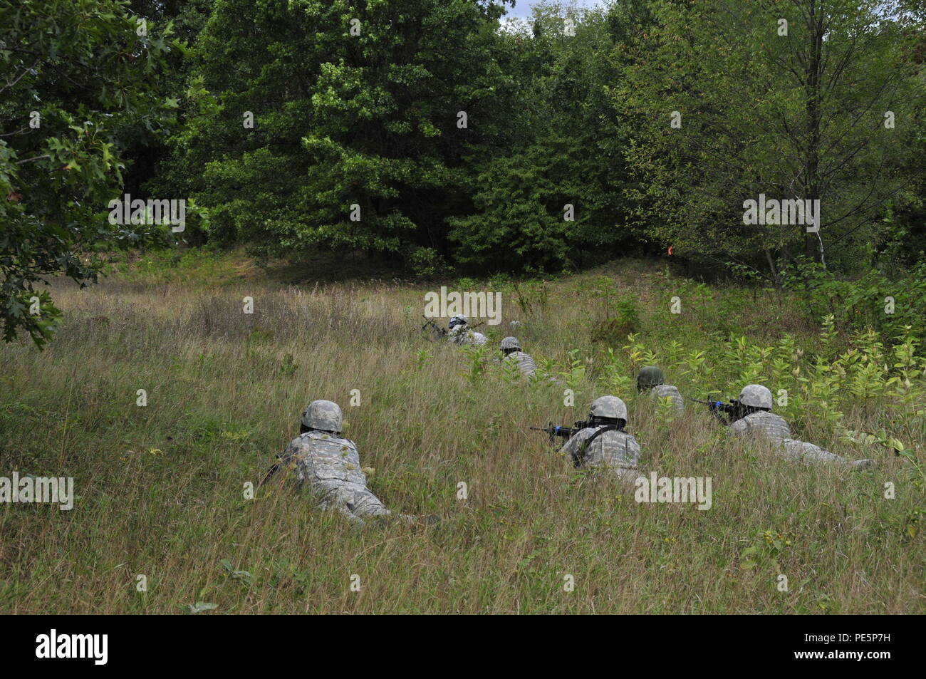 Members of the 110th Attack Wing Security Forces Squadron conduct force ...