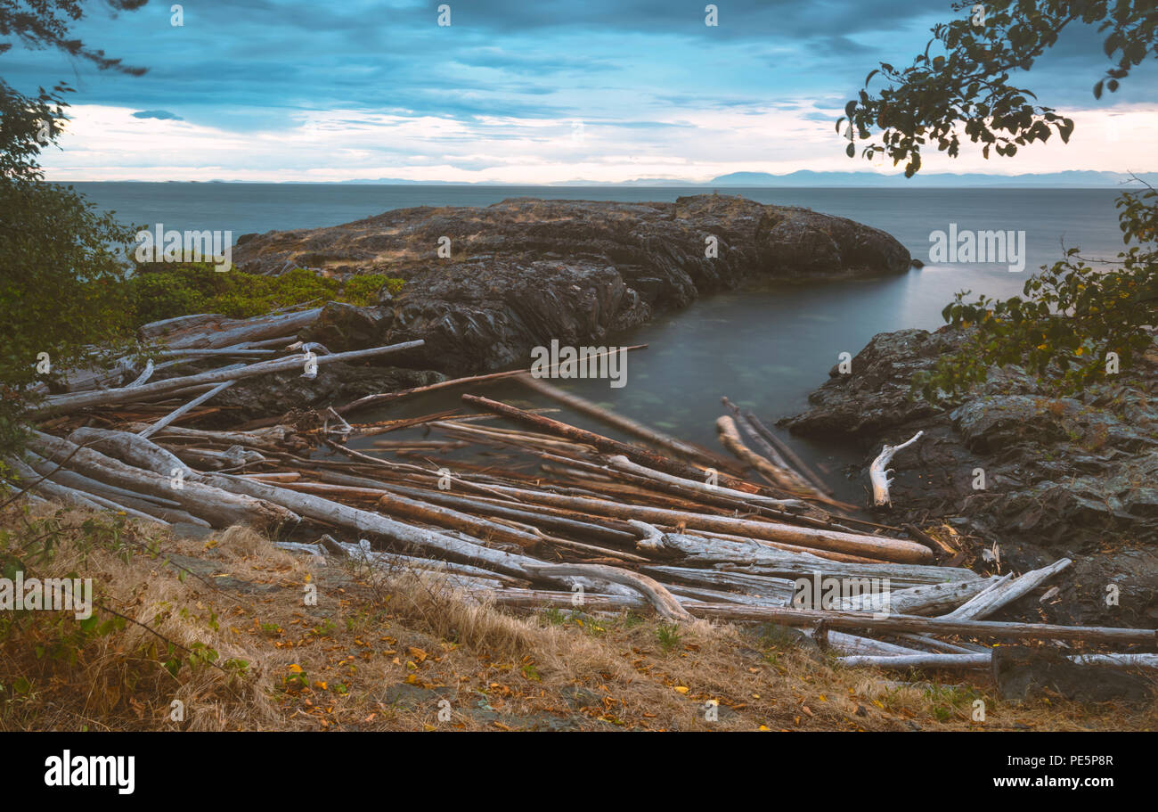 The beautiful scapes of Bowen Island BC Canada in the Pacific North ...