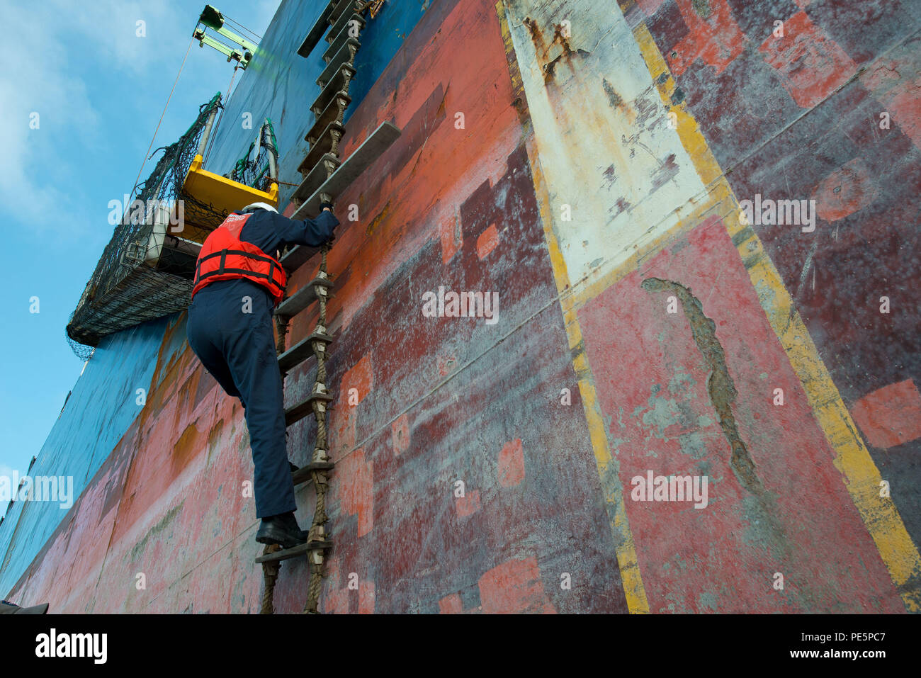 Petty Officer 1st Class Brian Messing, a marine science technician at ...