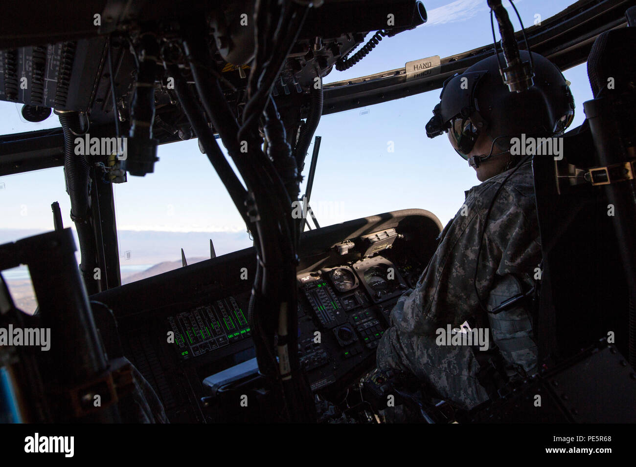 Alaska Army National Guard Chief Warrant Officer 3 David Friend, a ...