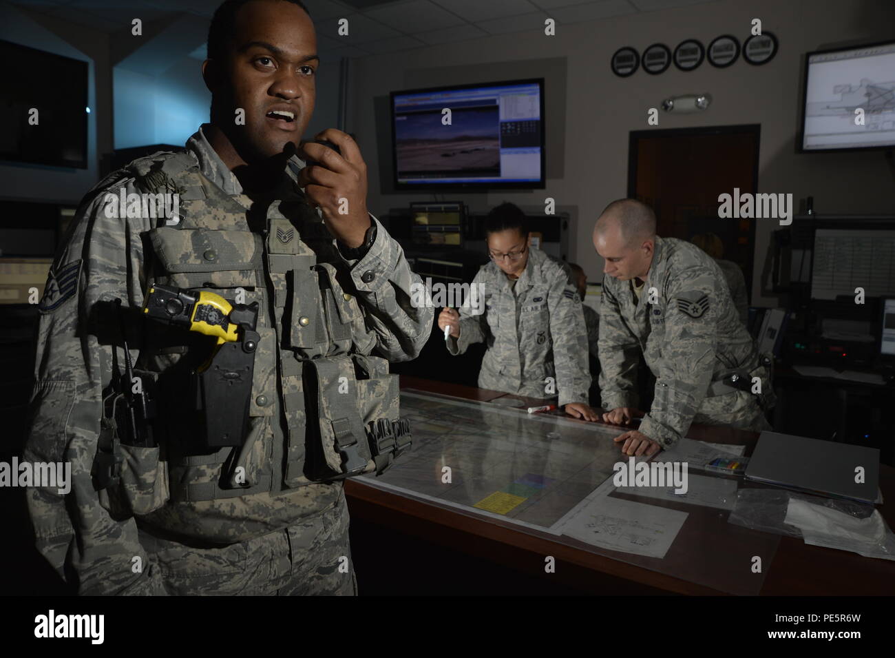 Staff Sgt. Kevin Singleton, 799th Security Forces Squadron flight ...