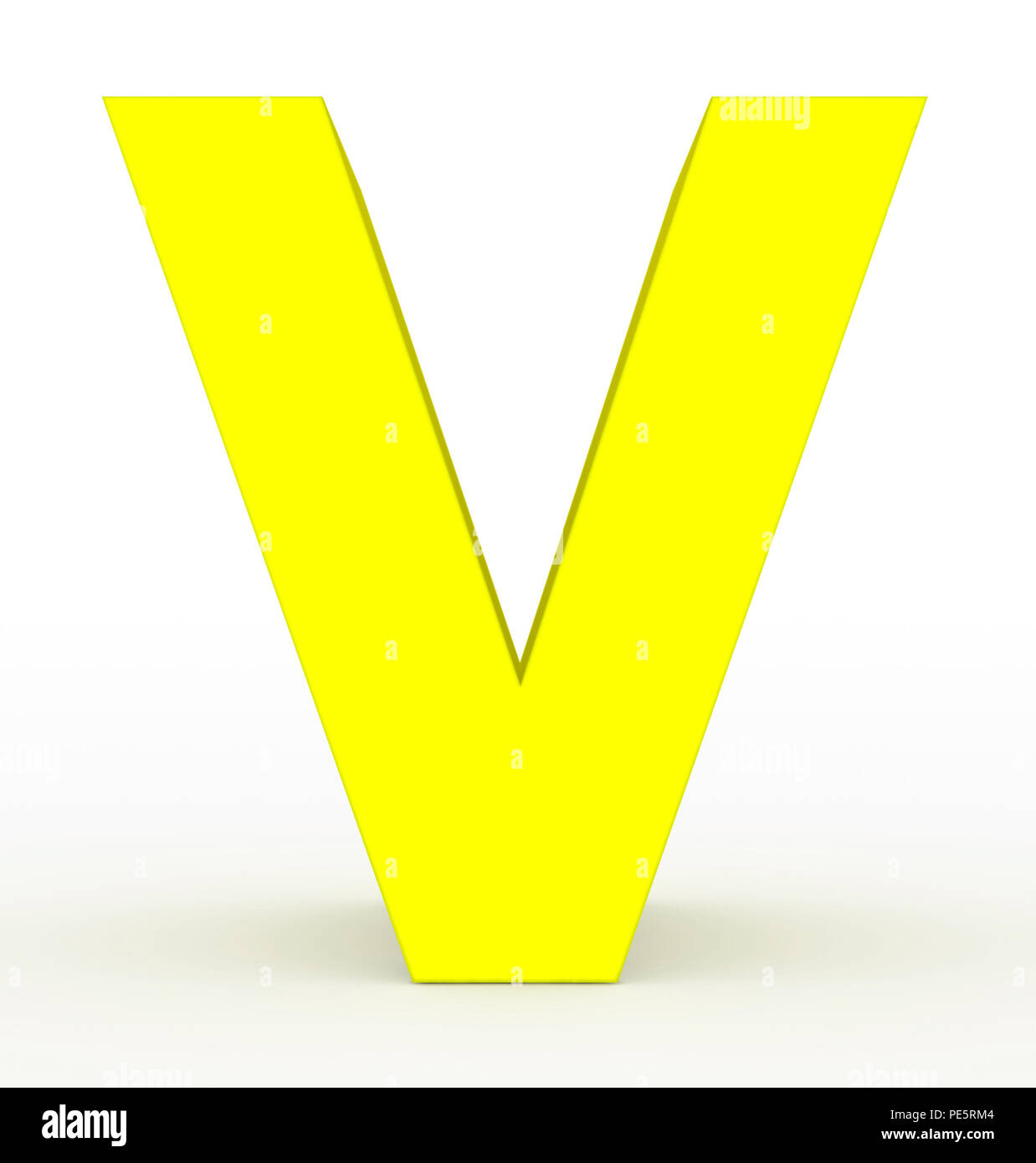 Letter v 3d hi-res stock photography and images - Alamy