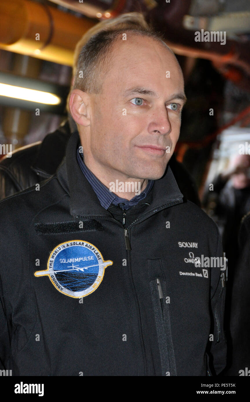 Swiss Astronaut and aviation expert Claude Nicollier (Solar Impulse) is ...
