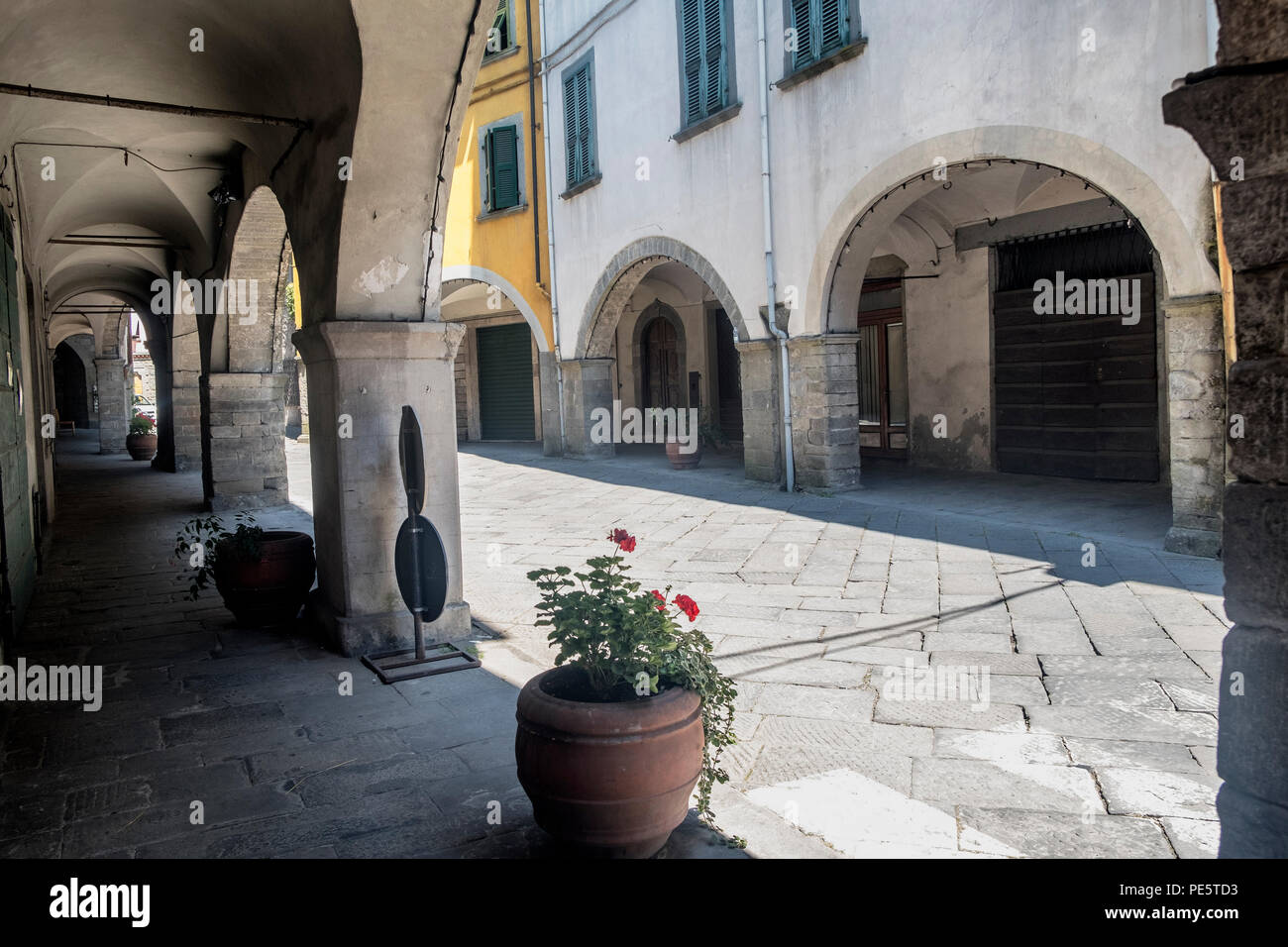 Bagnone, Lunigiana, Massa Carrara, Tuscany, Italy, old typical village ...