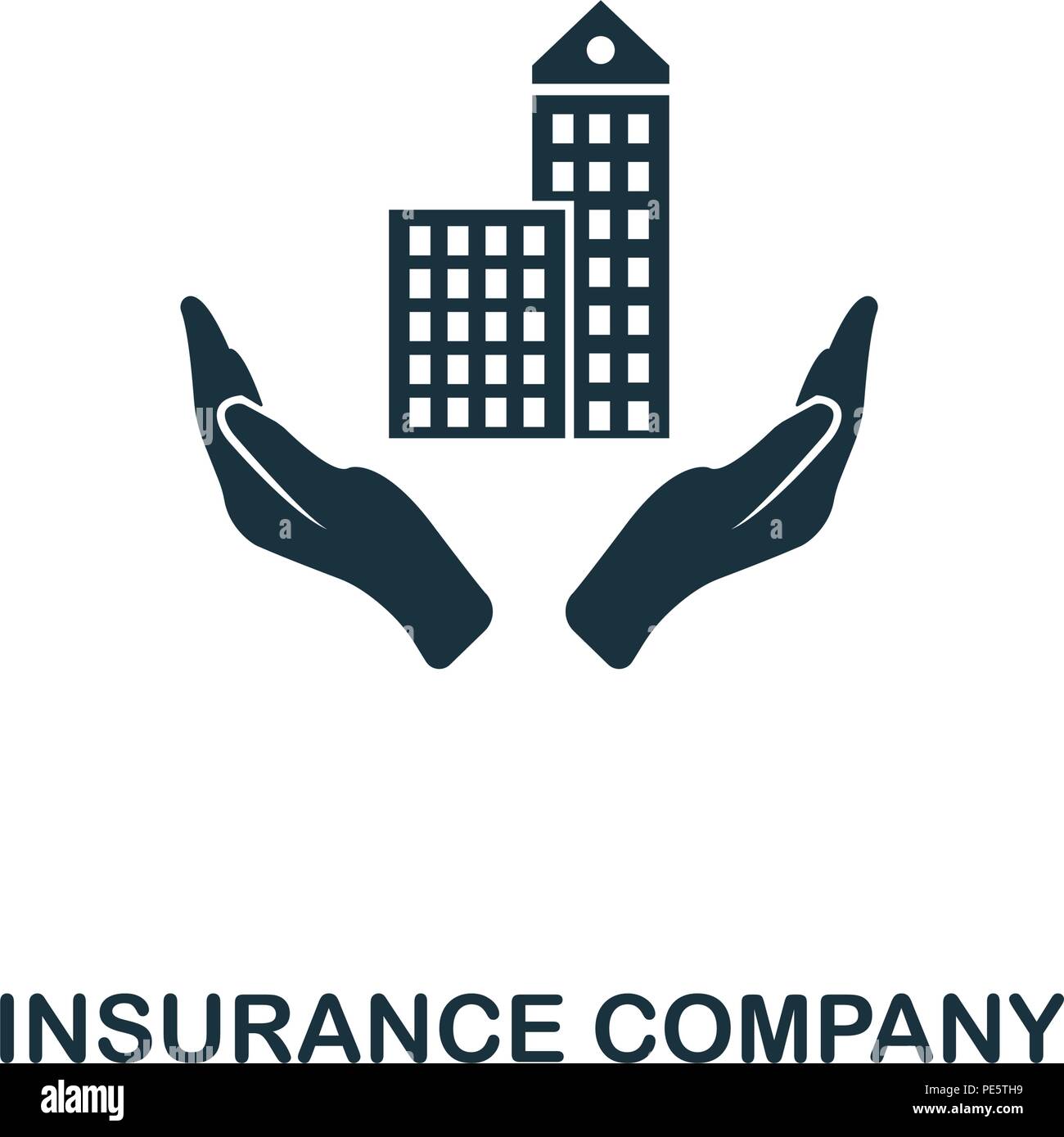 Insurance Company creative icon. Simple element illustration. Insurance ...
