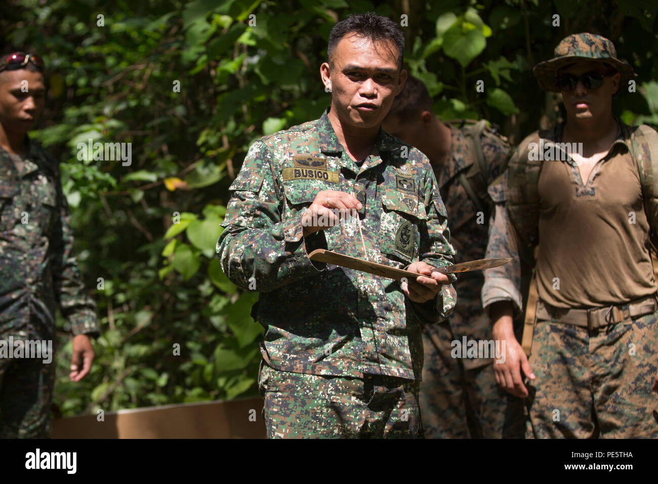 Jungle environment survival training hi-res stock photography and ...