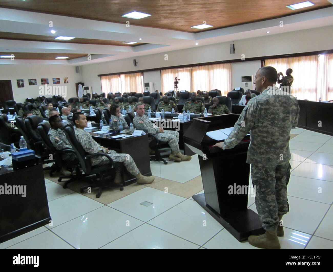 Brig. Gen. Peter Corey, U.S. Army Africa deputy commanding general ...