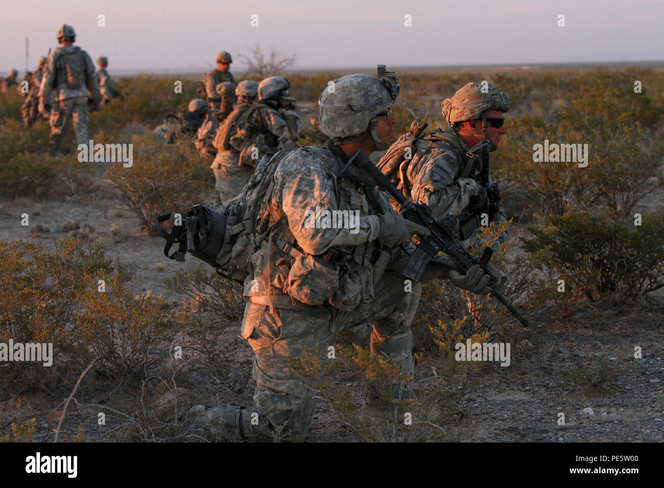 Paratroopers assigned to the 2nd Battalion, 325th Airborne Infantry ...