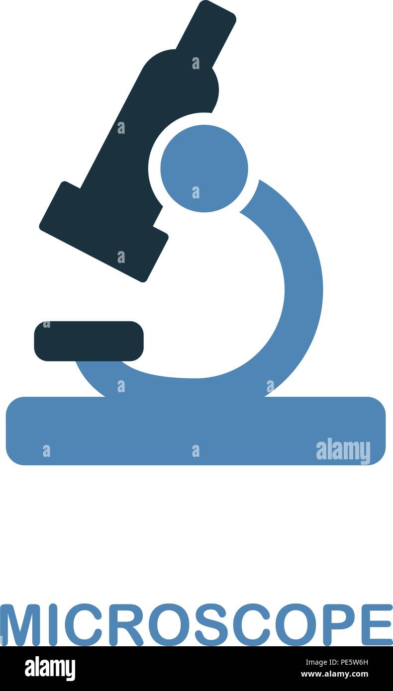 Microscope creative icon. Simple element illustration. Microscope ...
