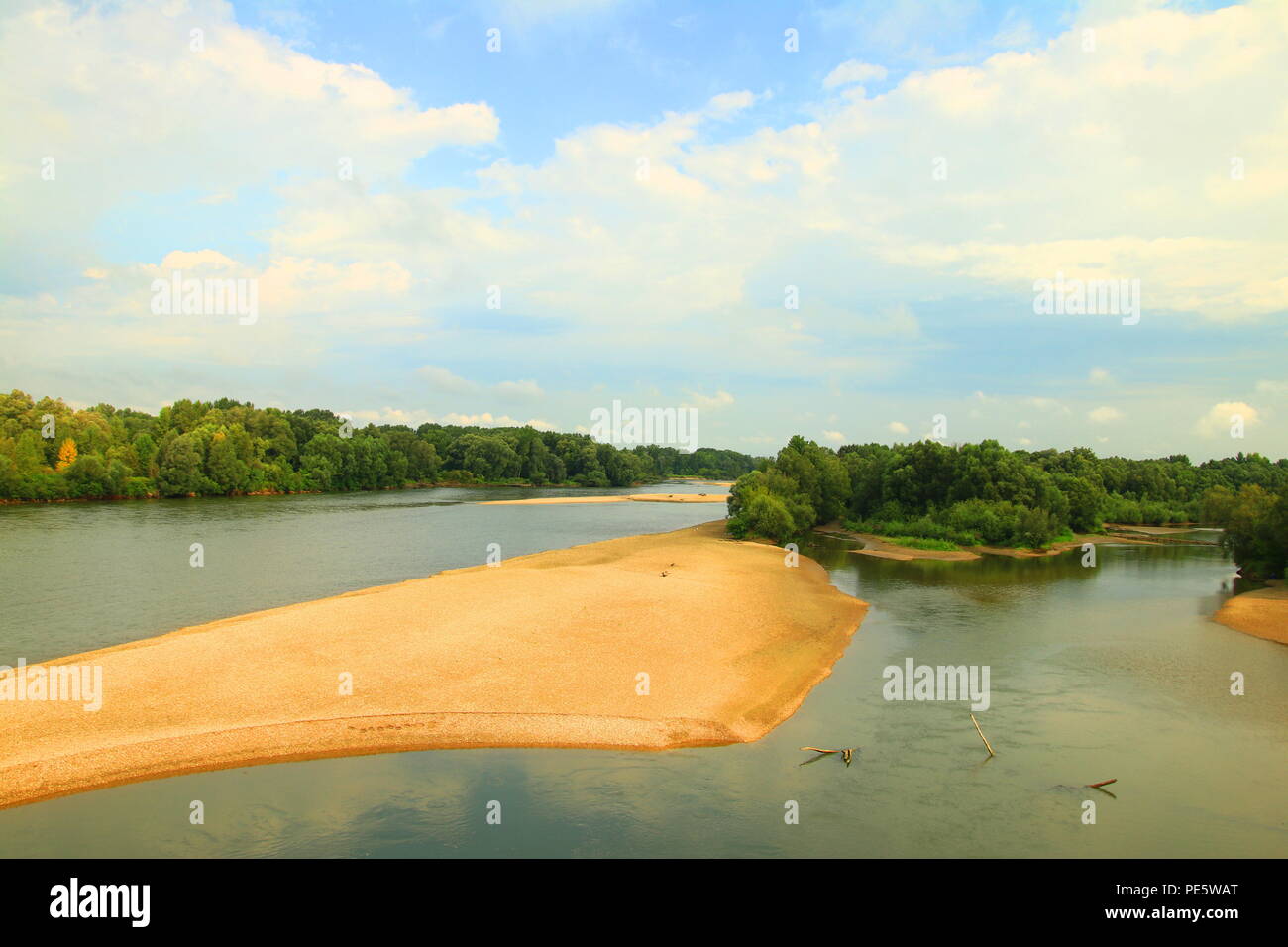 Drava river, Croatia Stock Photo - Alamy