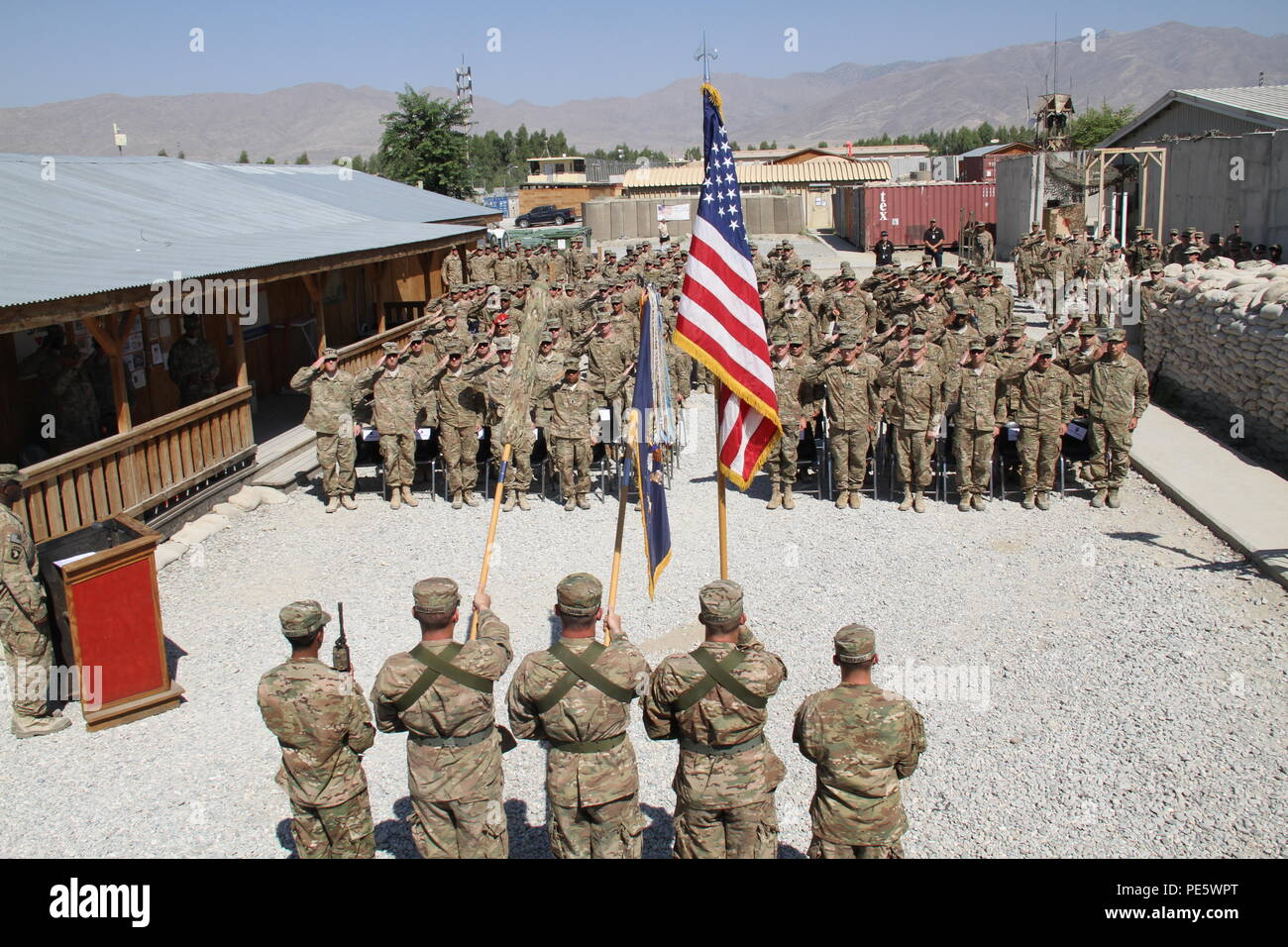 Task Force Leader, 1st Battalion, 187th Infantry Regiment transfers ...