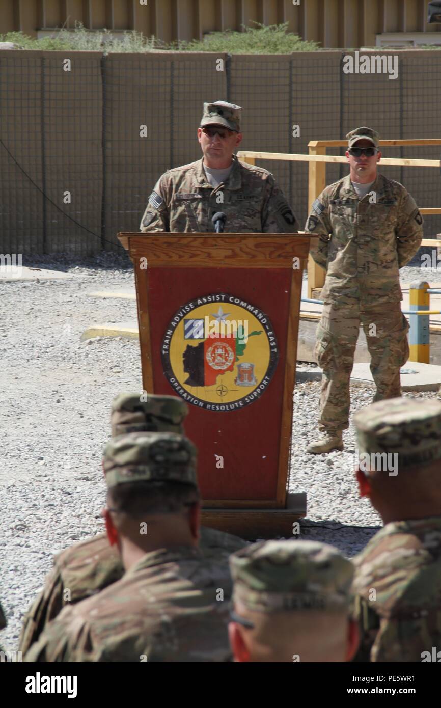 Task Force Leader, 1st Battalion, 187th Infantry Regiment, Lt. Col Marc ...