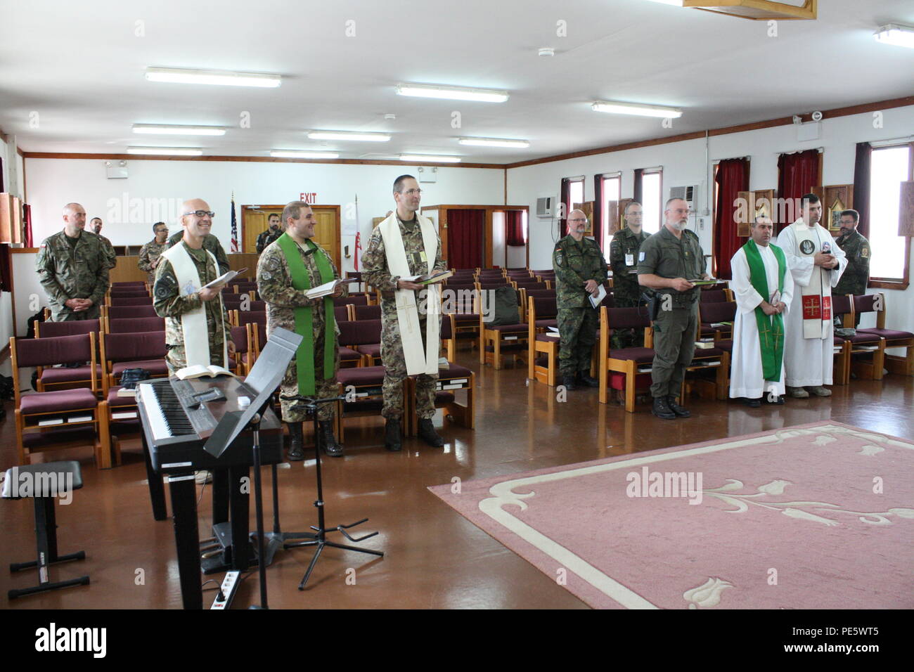 U.S. Army Capt. Michael Creagan, a Minnesota National Guard chaplain ...