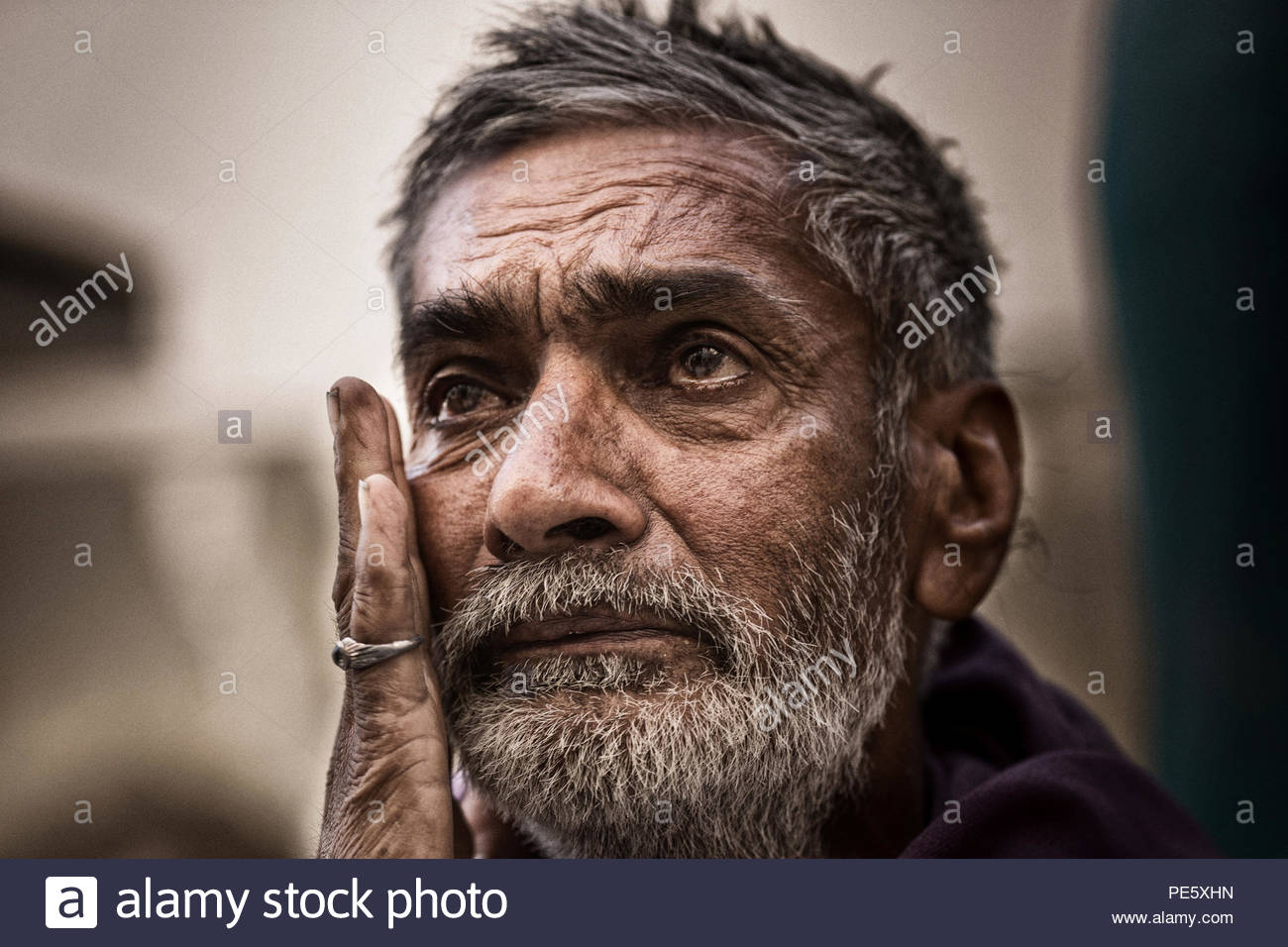 Sad Indian Man High Resolution Stock Photography and Images - Alamy