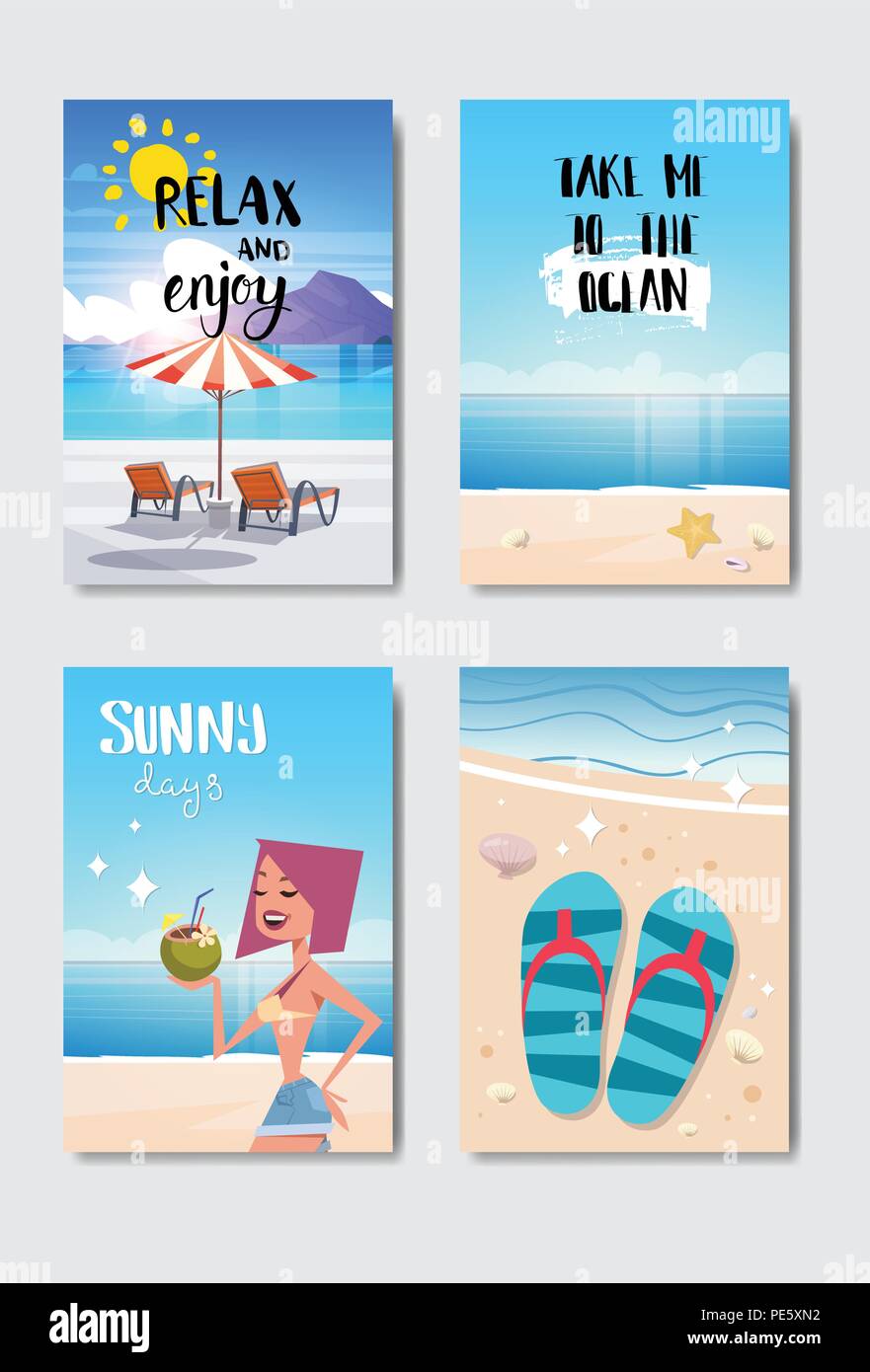 set sunny beach badge Isolated Typographic Design Label. Season ...