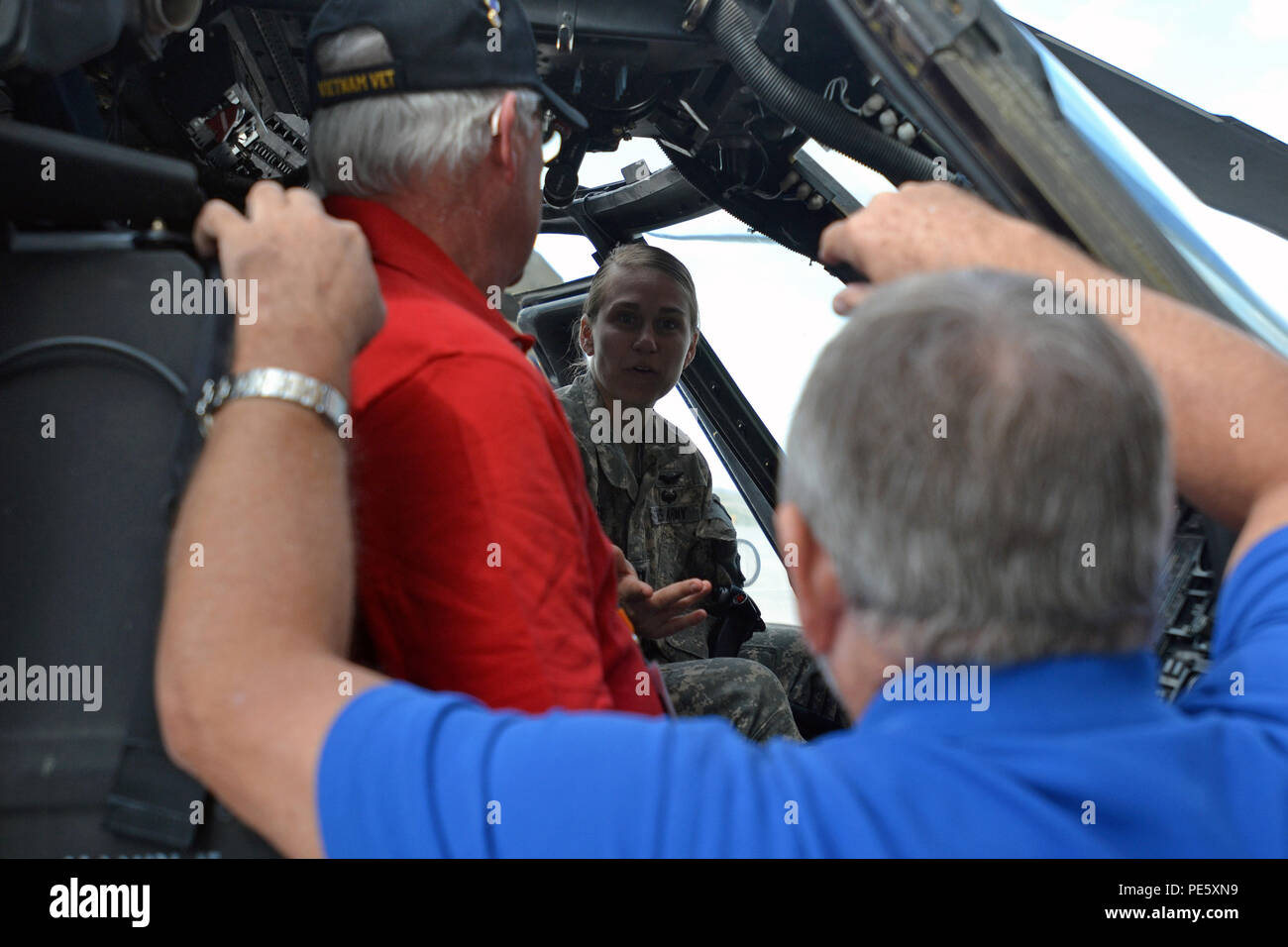 Capt. Cristin Browne, commander, Company B, 3rd Assault Helicopter ...