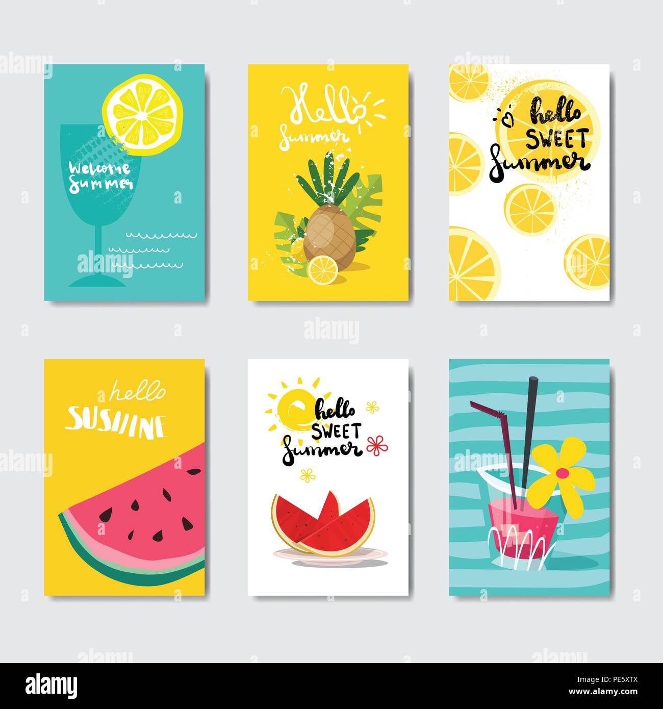 Exotic citrus fruits Stock Vector Images - Alamy