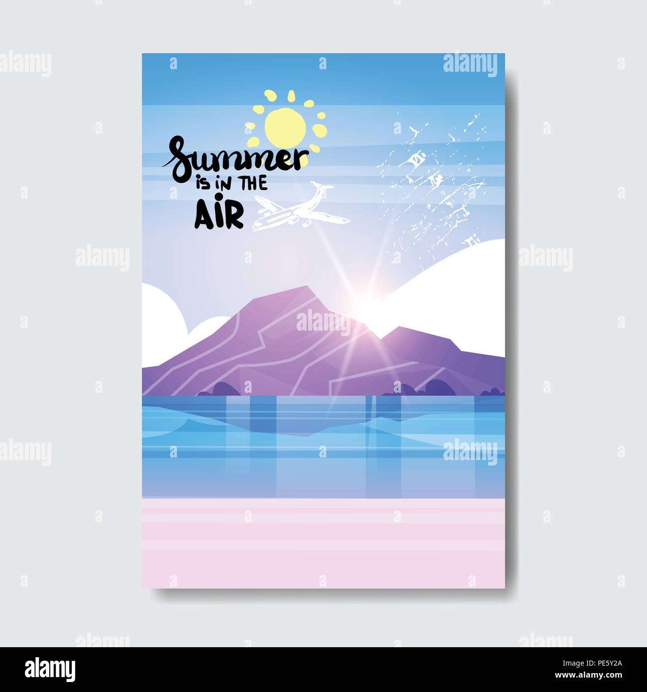 Summe beach Stock Vector Images - Alamy
