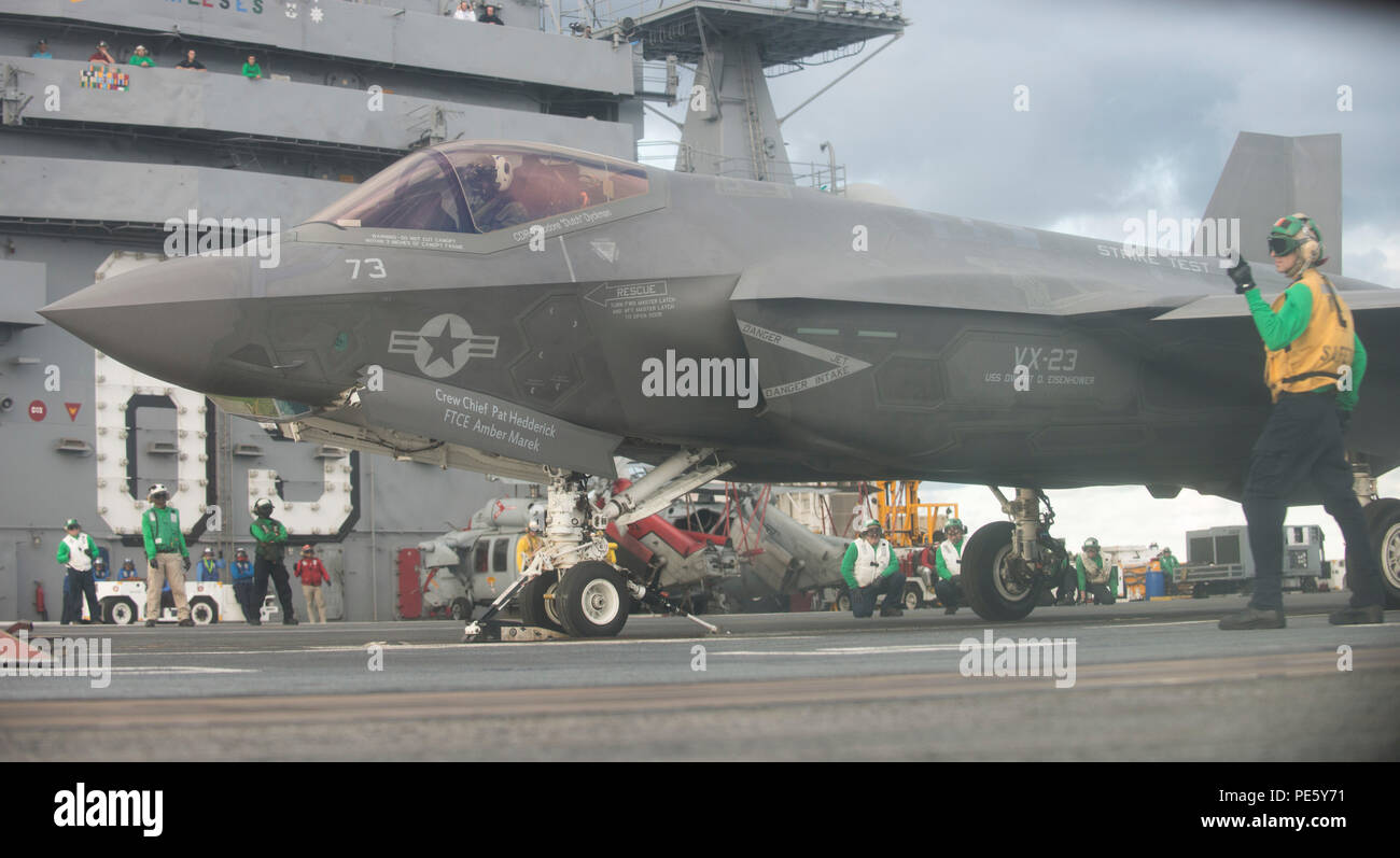 ATLANTIC OCEAN (Oct. 2, 2015) Cmdr. Christian “Wilson” Sewell from the ...