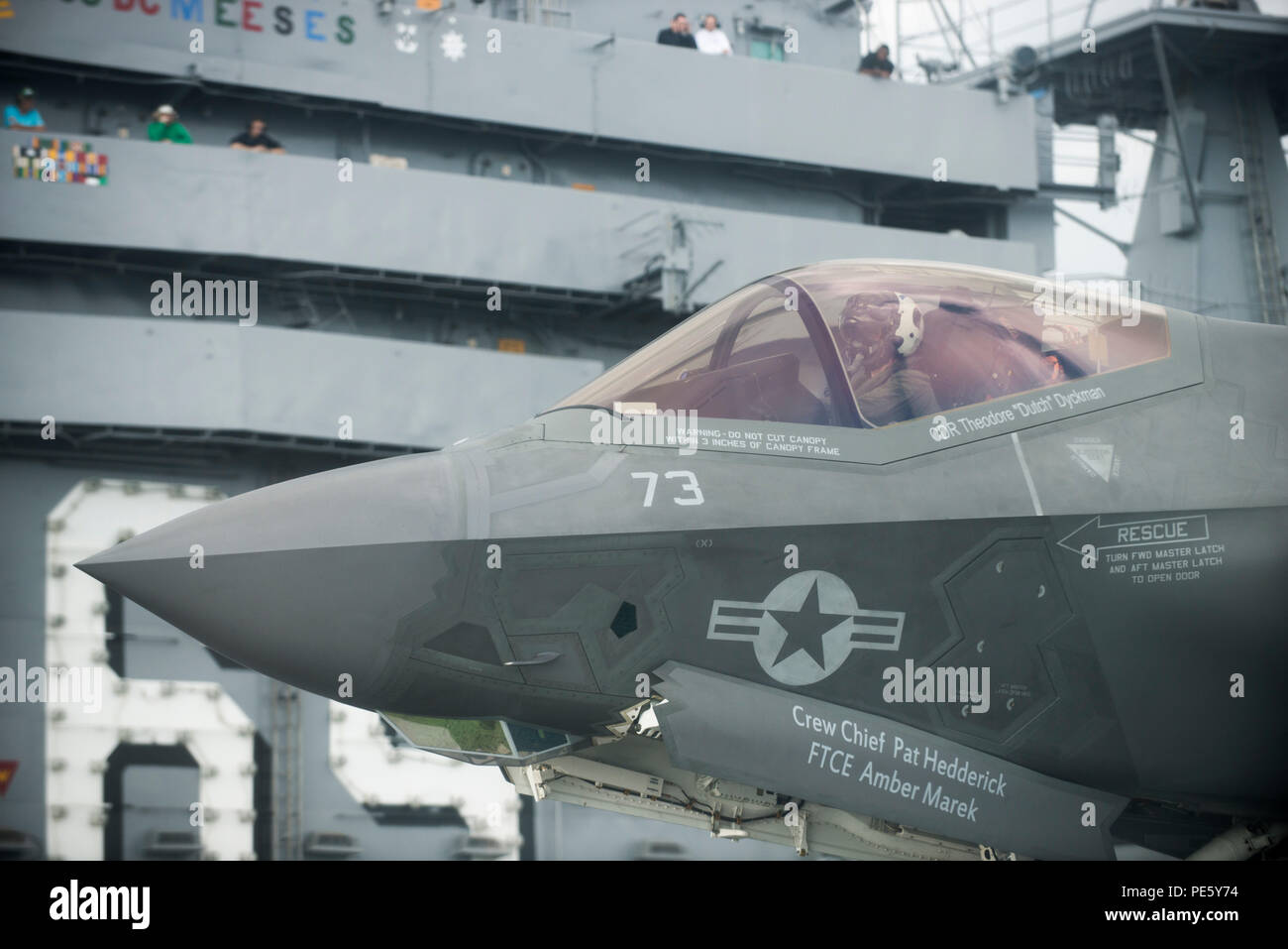 ATLANTIC OCEAN (Oct. 2, 2015) Cmdr. Christian “Wilson” Sewell from the ...