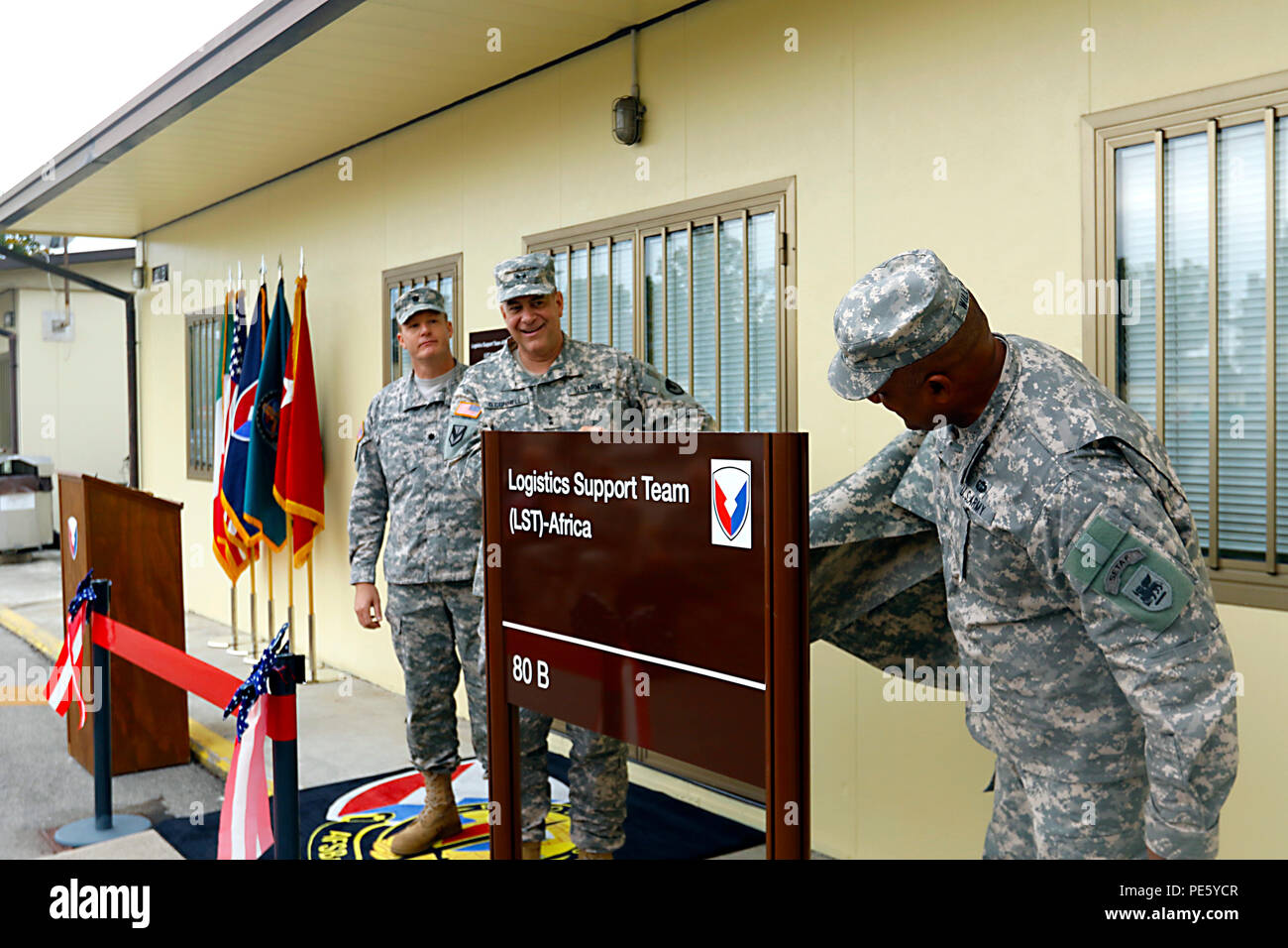 Maj. Gen. Darryl A. Williams (right) ,U.S. Army Africa commanding ...
