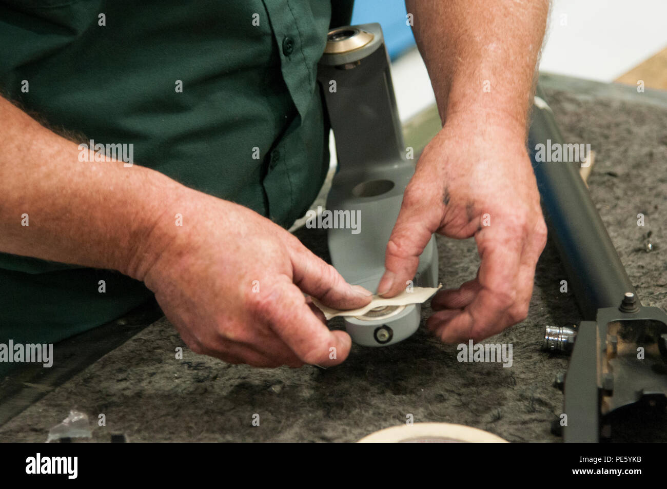 Retired Master Sgt. Tim Brightman, M1 Support Services aircraft ...