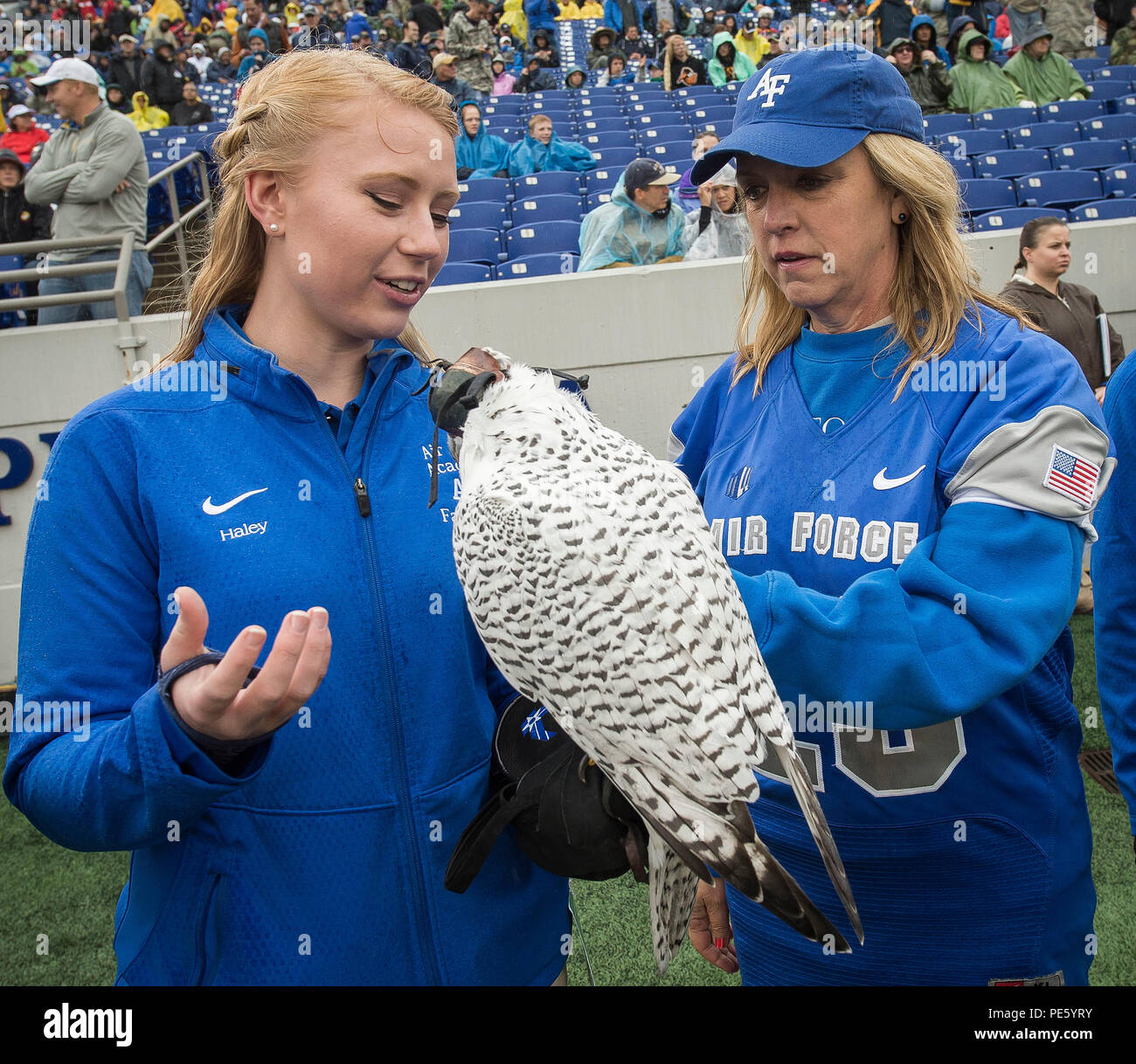 Secretary of the Air Force Deborah Lee James (right), meets Air Force ...