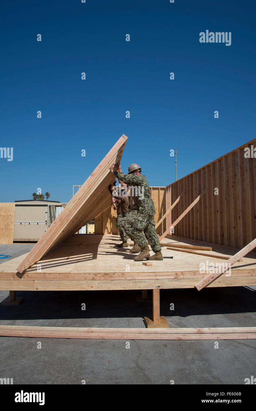 150924-N-ZZ999-011 SAN DIEGO (Sept. 24, 2015) Seabees, attached to ...