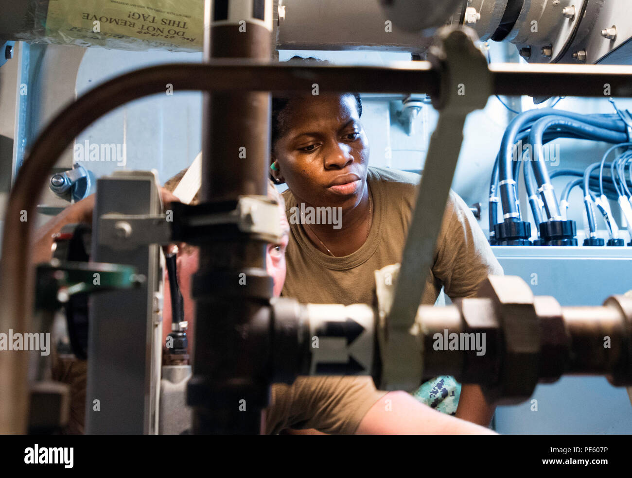 Improved navy lighterage system inls causeway ferry hi-res stock ...