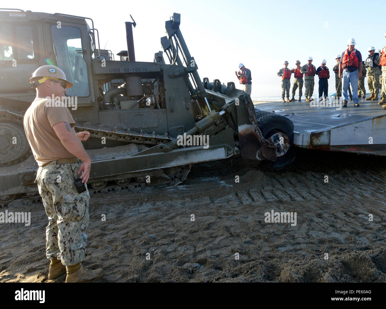 150926-N-KK081-262 SAN DIEGO (Sept. 26, 2015) – Seabees, attached to ...