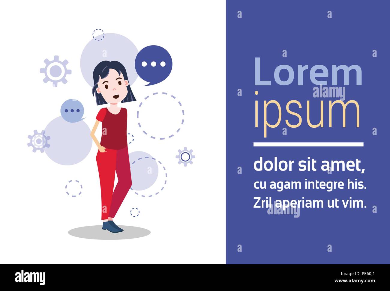 Work space animation Stock Vector Images - Alamy