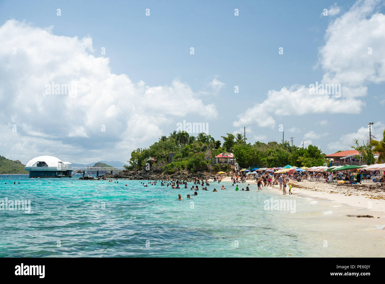 Coki Beach in Saint Thomas, USVI Stock Photo - Alamy