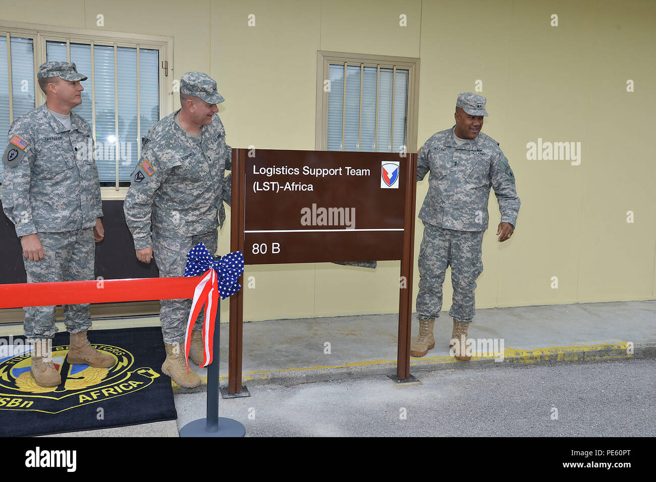 Lt. Col. Joseph W. Greenlee (left), Commander Army Field Support ...