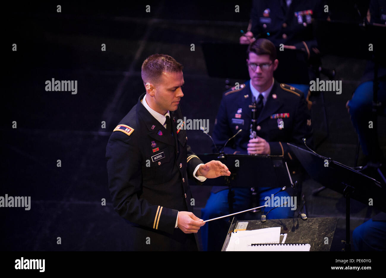 U.S. Army Captain Aaron Morris, the executive officer for the United ...