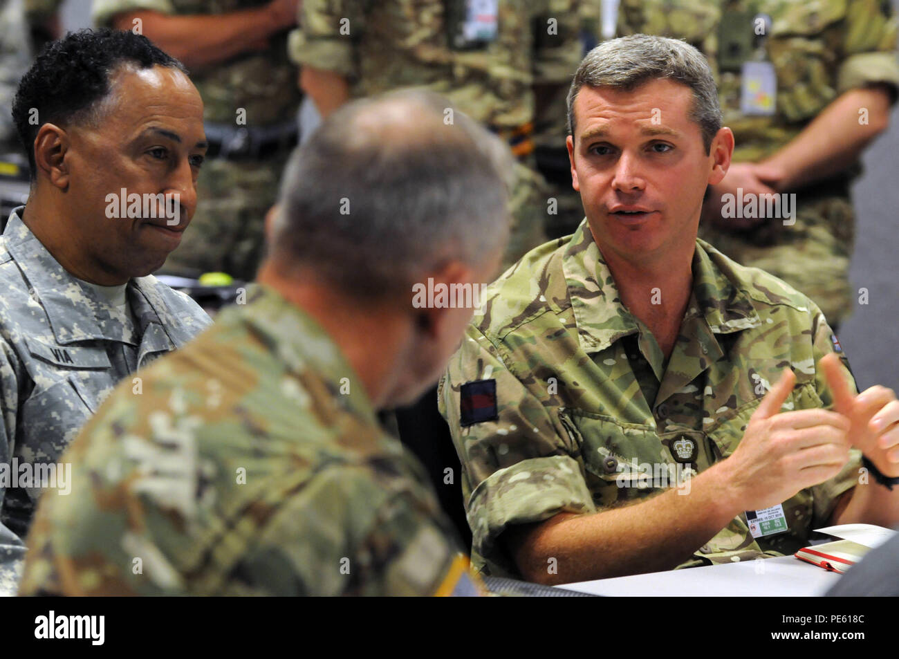 Brigadier Rob Sergeant, commander of the United Kingdom’s 12th Armored ...