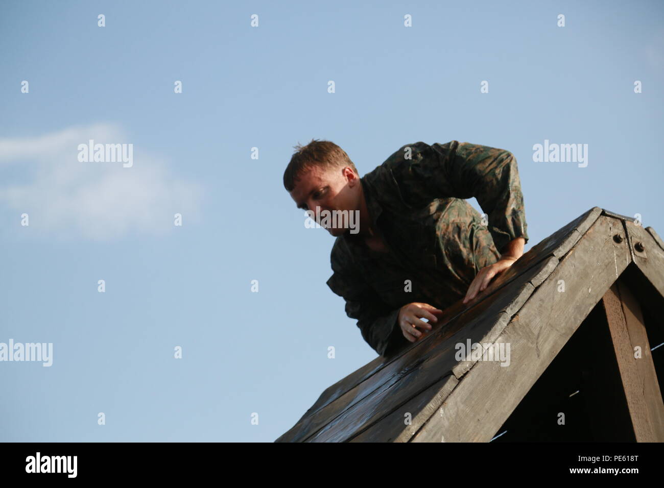 ARTA BEACH, Djibouti (Sept. 28, 2015) U.S. Marine Staff Sgt. Jacob ...