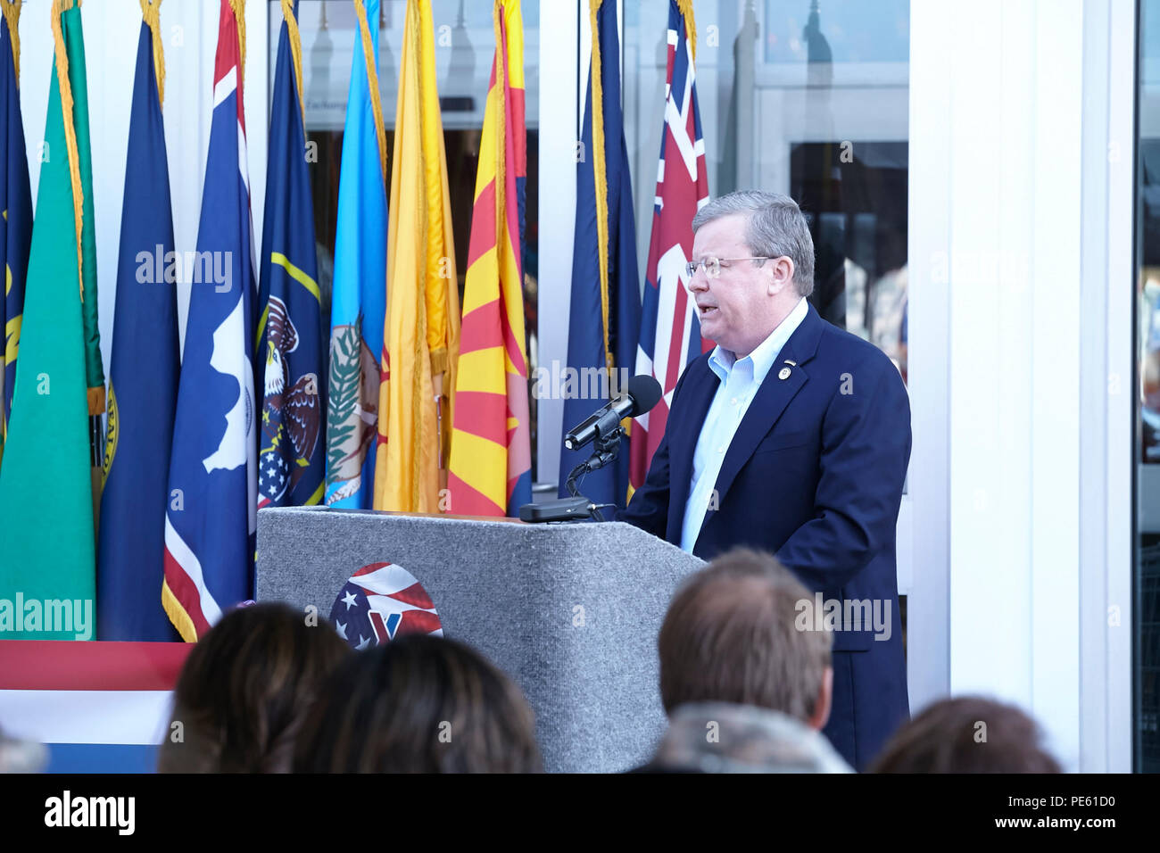Tom Shull, Army & Air Force Exchange Service Director/CEO, addresses ...