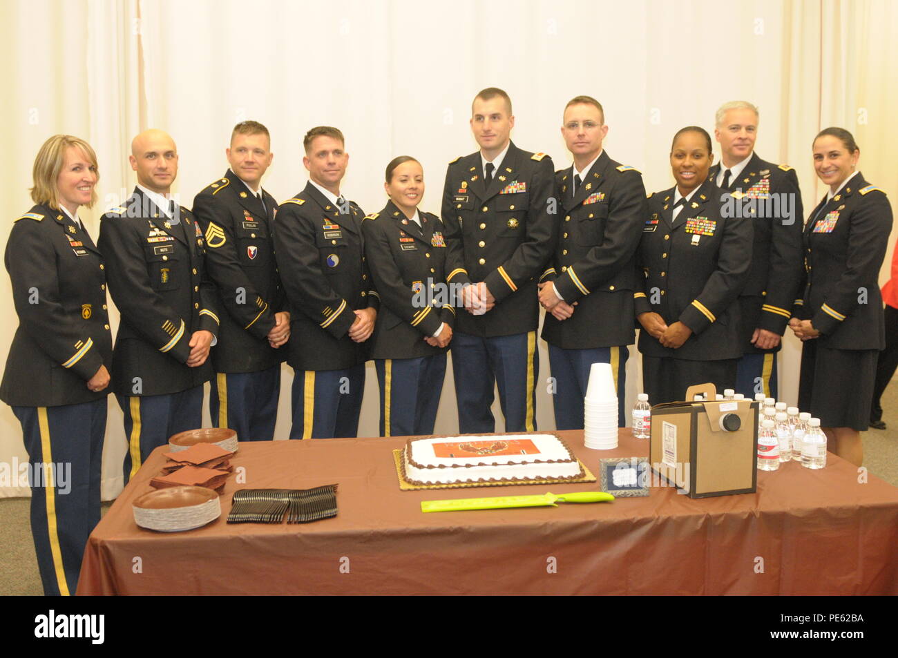 Nine warrant officers from Warrant Officer Candidate School class 15 ...