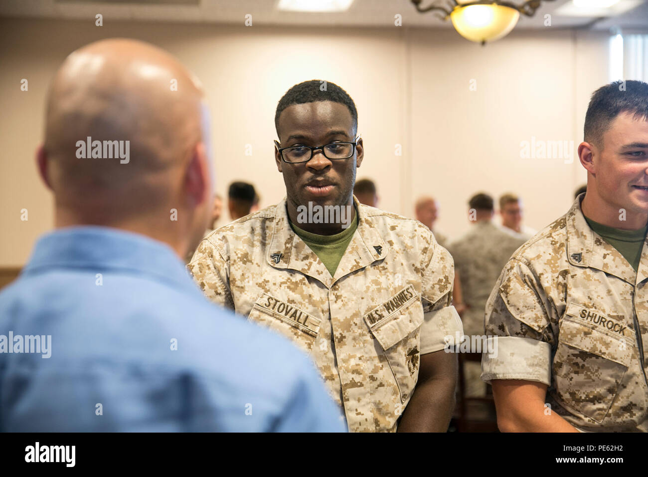 Cpl. Brandon Stovall, radio operator, 3rd Light Armored Reconnaissance ...