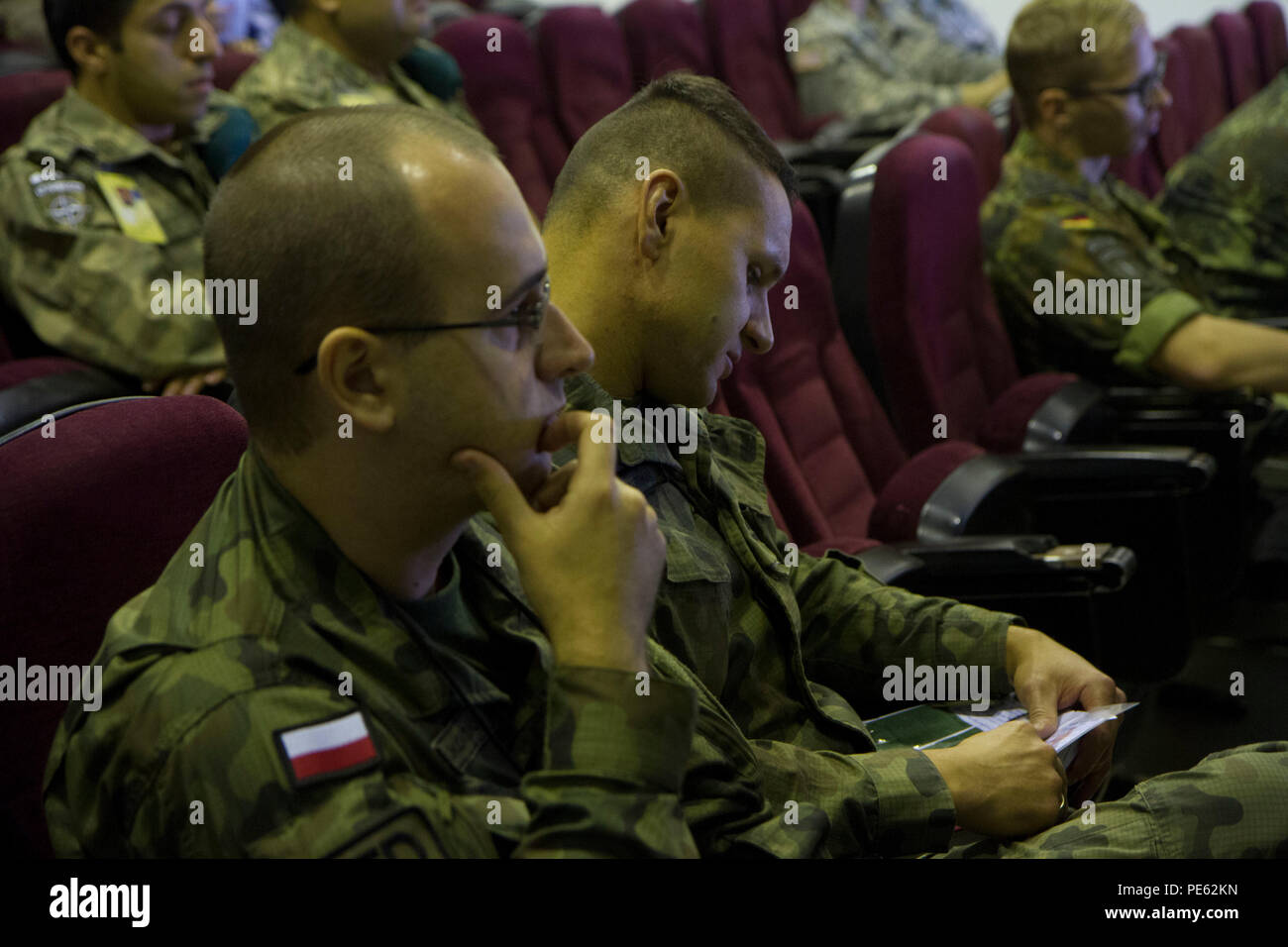 Medical professionals from KFOR review medevac procedures during a ...