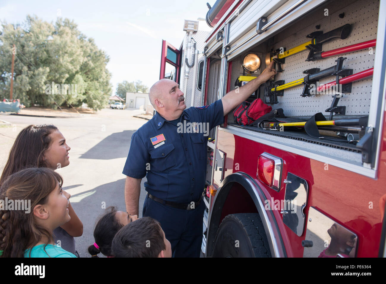 Dell Warfield, fire lieutenant aboard Marine Corps Logistics Base ...