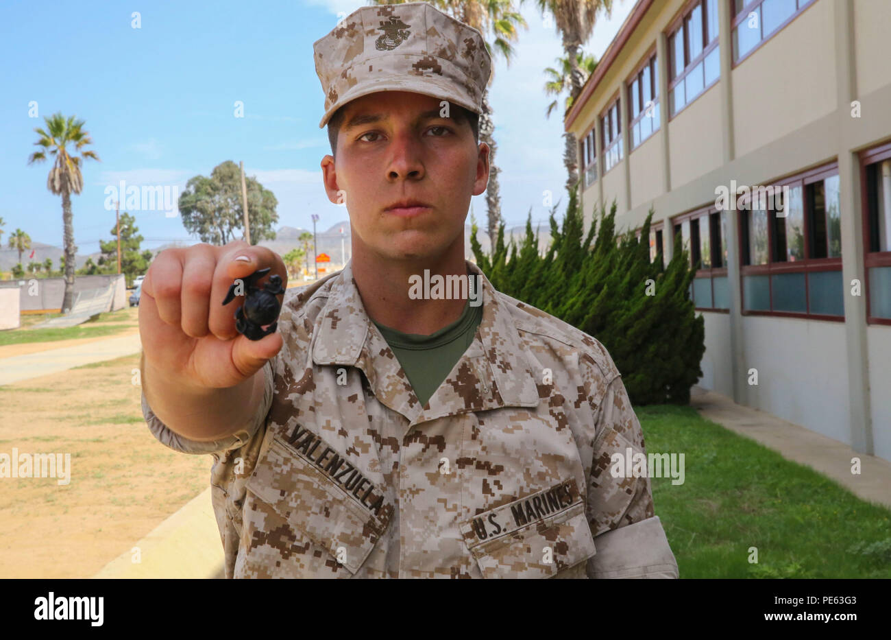 Private First Class Juan Valenzuela, Fox Company, 2nd Recruit Training ...