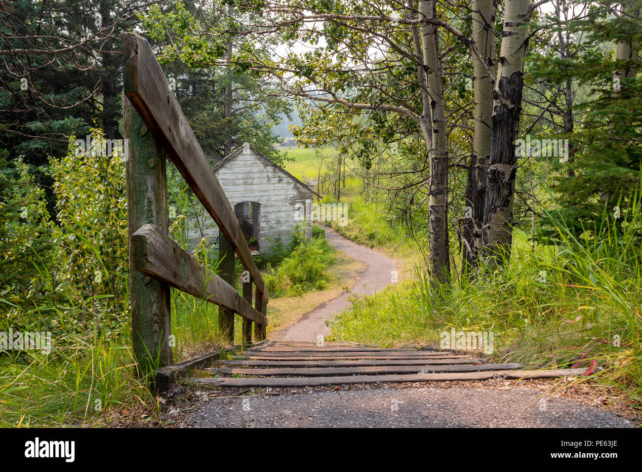 Canada banff national park bankhead hi-res stock photography and images ...